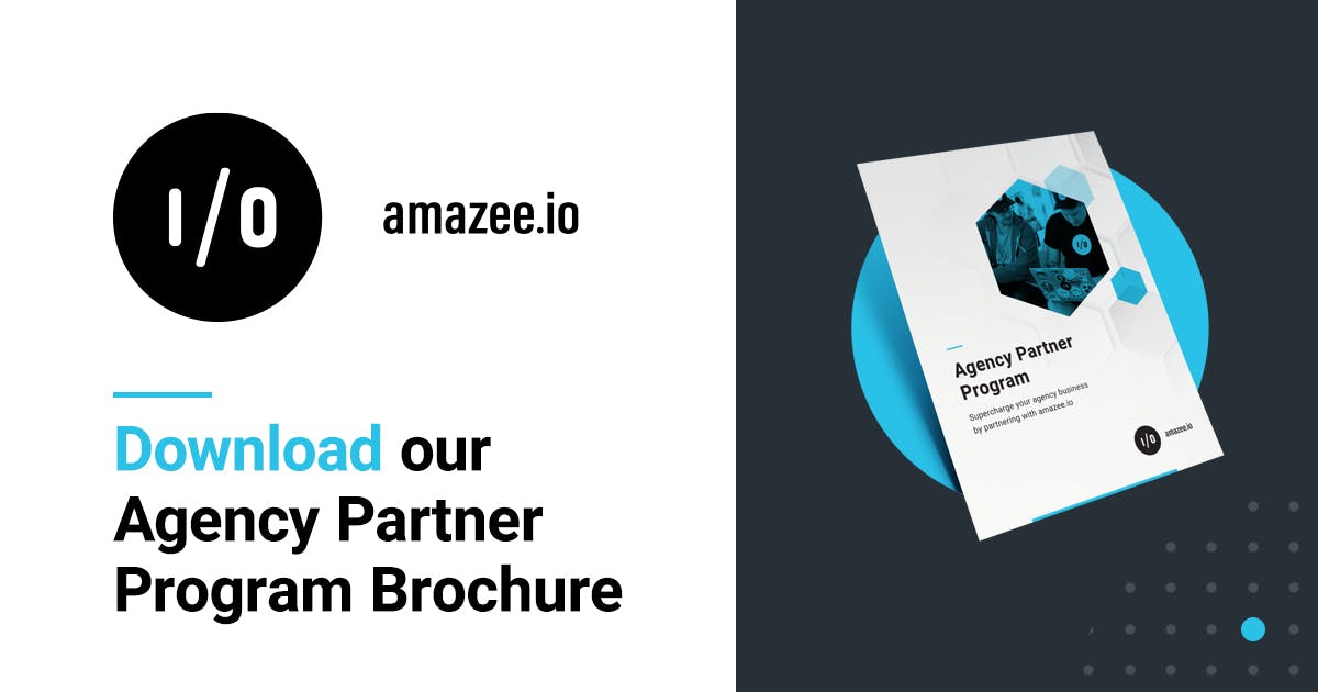 Agency Partner Program Brochure | amazee.io