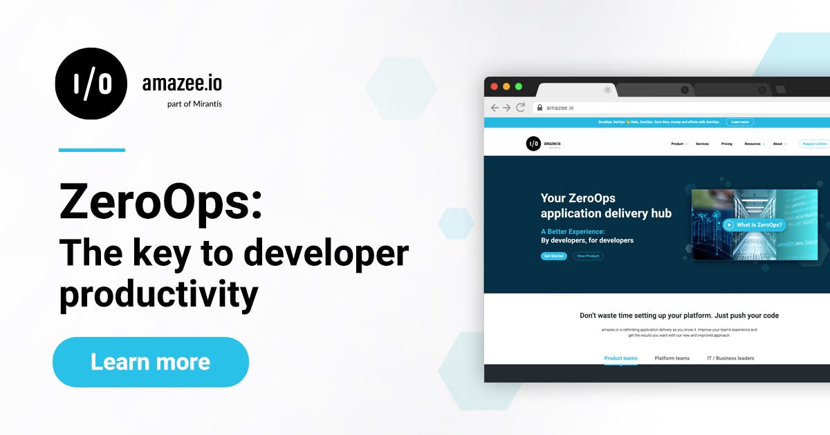 amazee.io - ZeroOps Application Delivery Platform