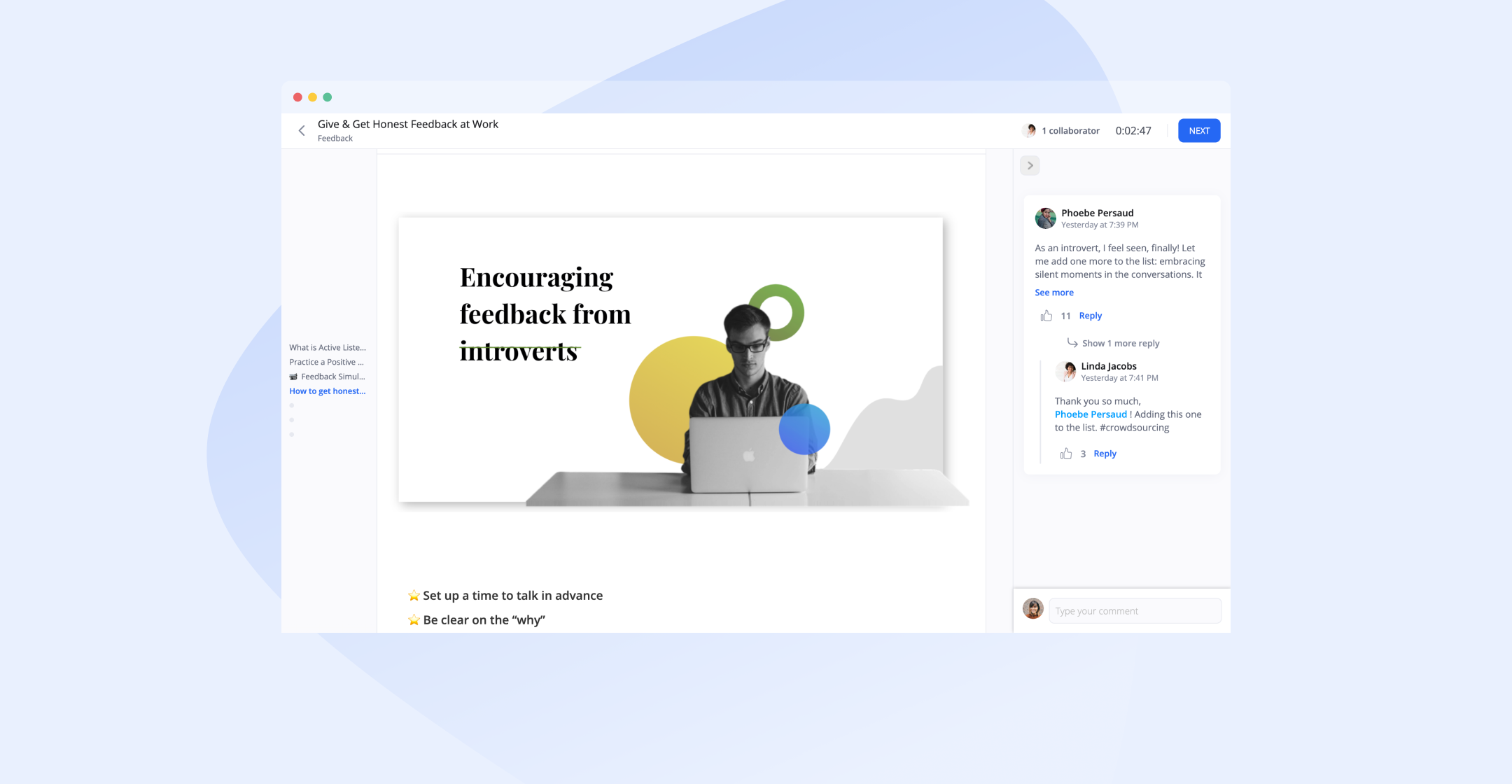 New Course Features: Navigation & Collaborative Learning Update