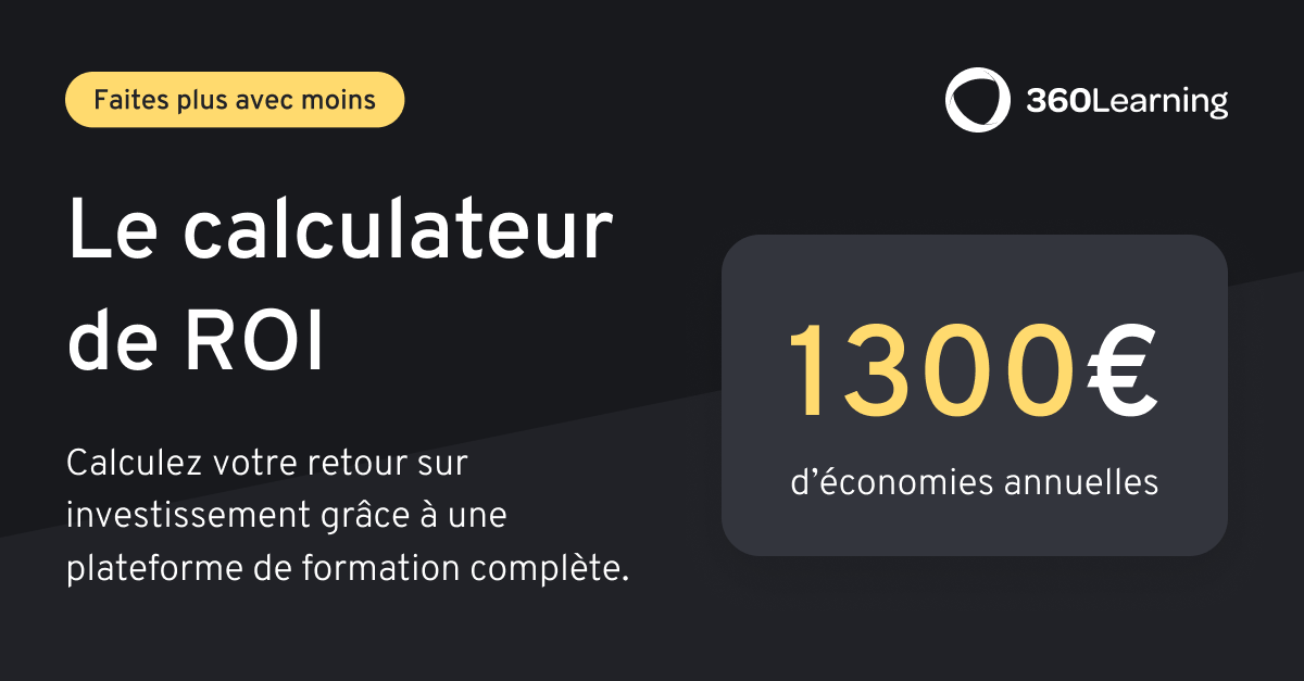 Calculateur de ROI | 360Learning