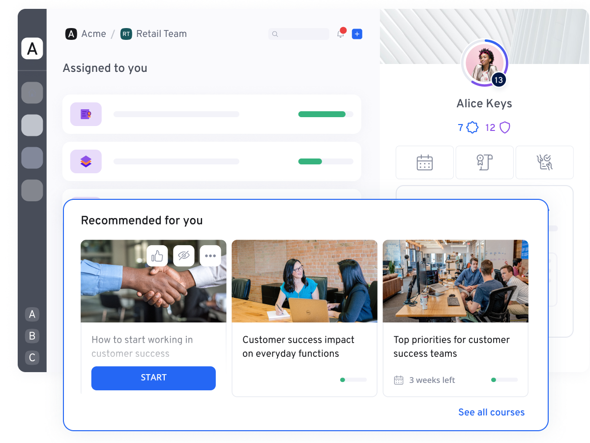 360Learning's Learning Experience Platform (LXP)