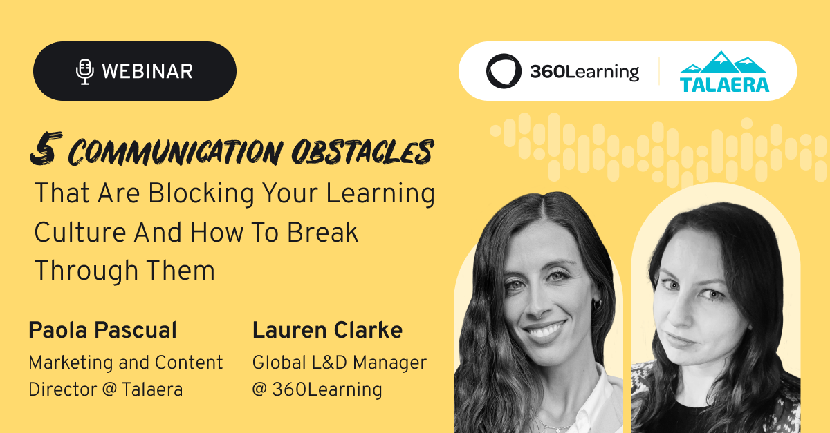 5 Communication Obstacles That Are Blocking Your Learning Culture And ...