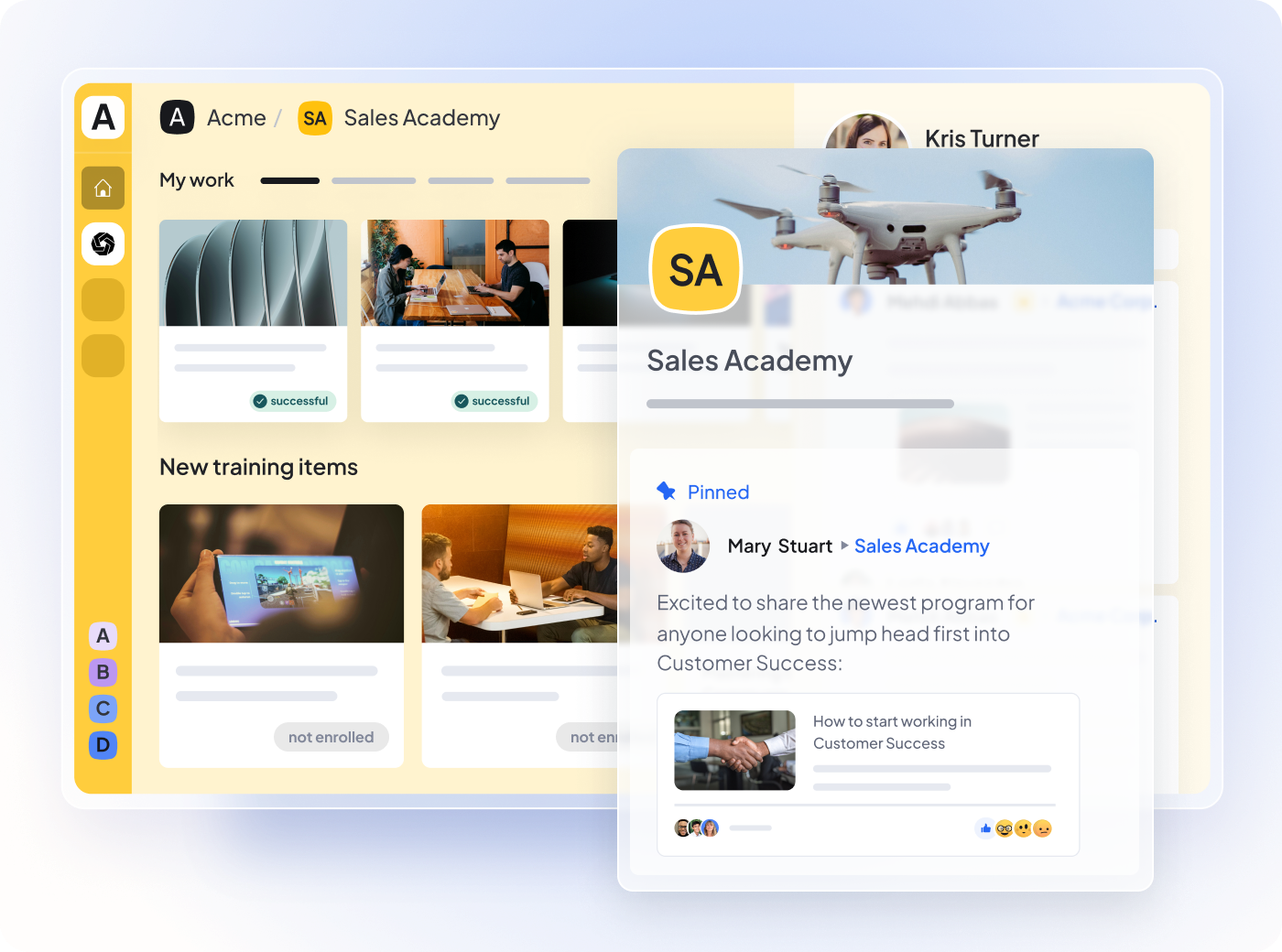 Capture and share proprietary skills with AI-powered Academies