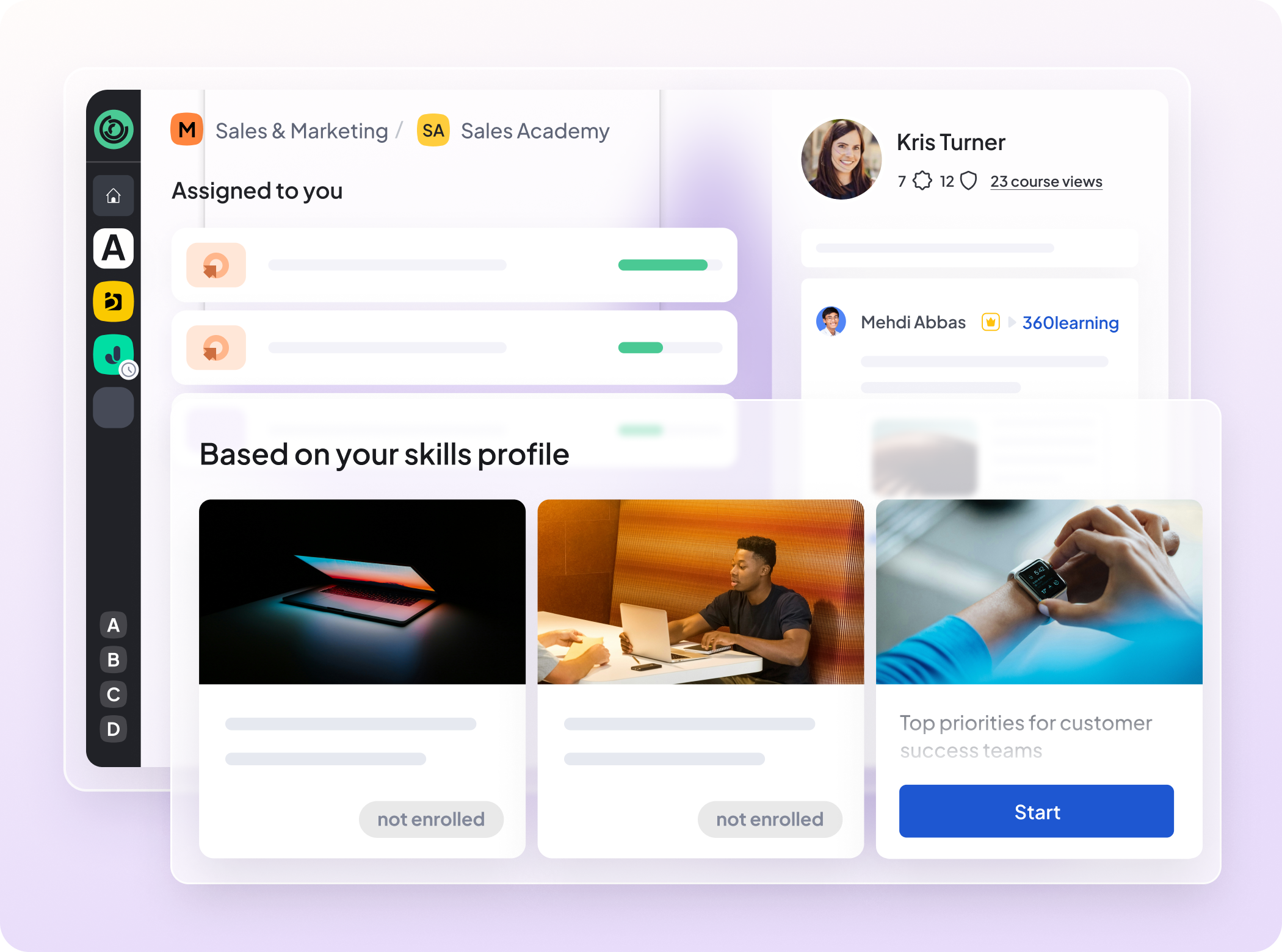 360Learning's Learning Experience Platform (LXP)