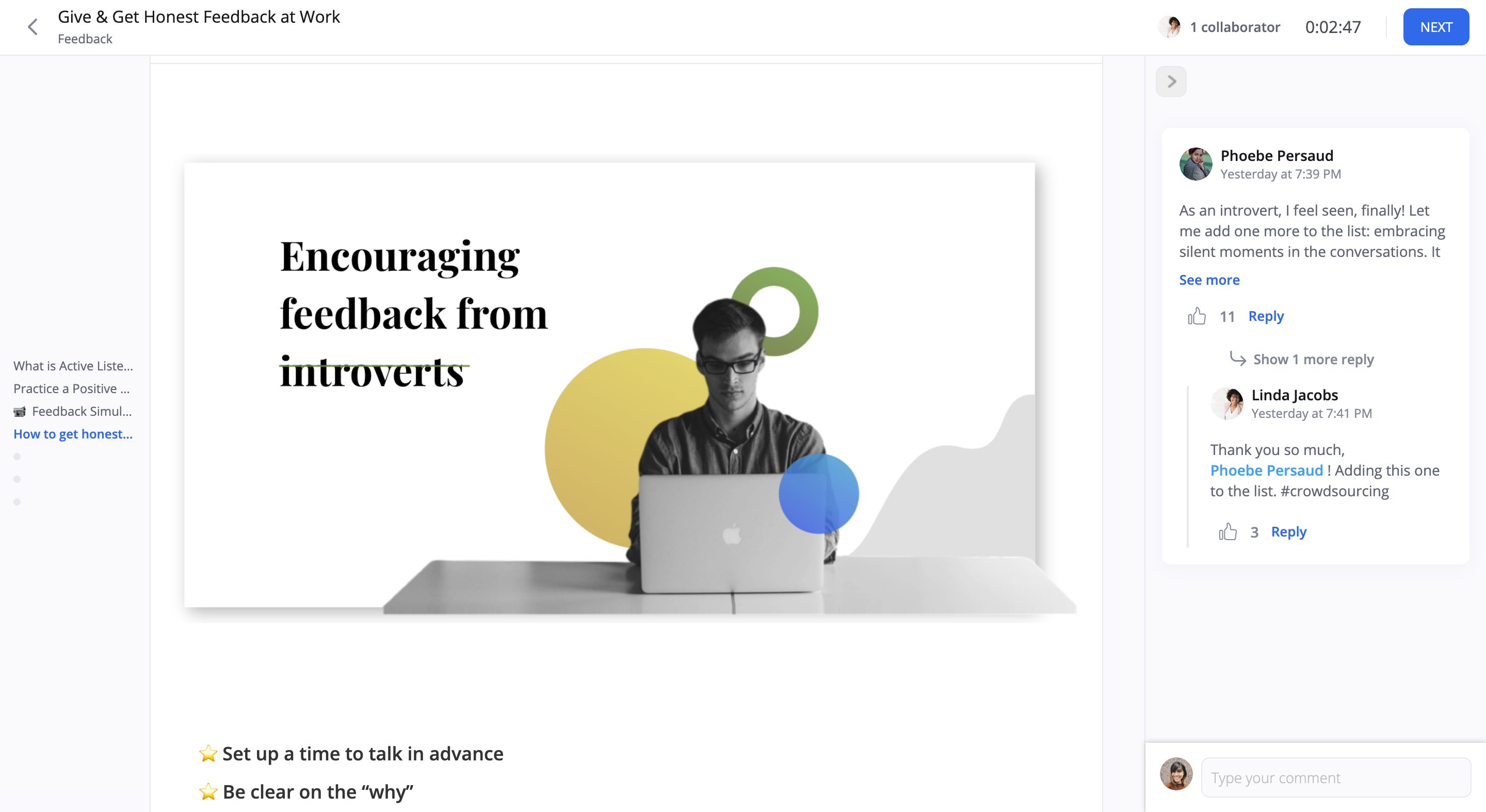 New Course Features: Navigation & Collaborative Learning Update