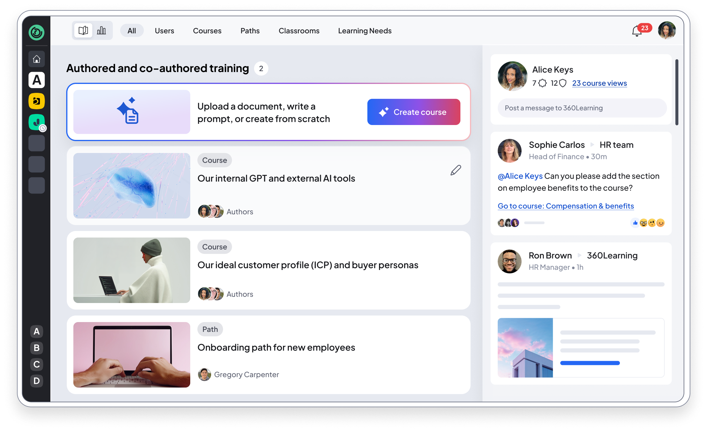Authoring tool | 360Learning