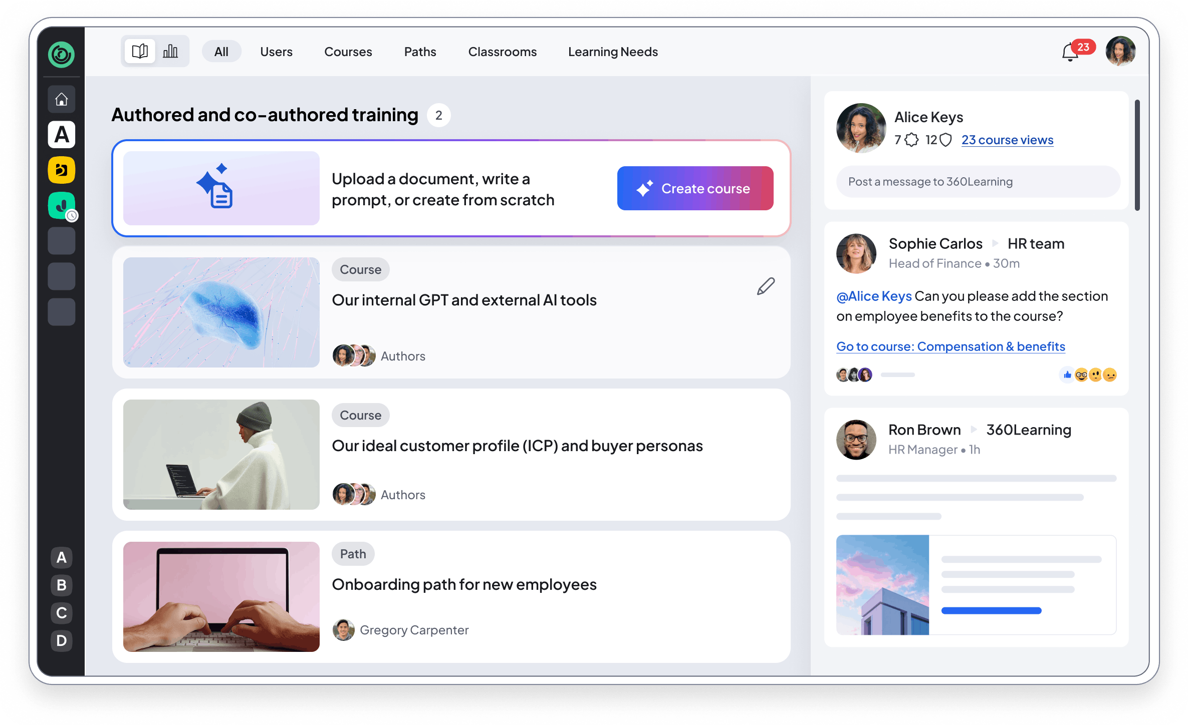 Authoring tool | 360Learning