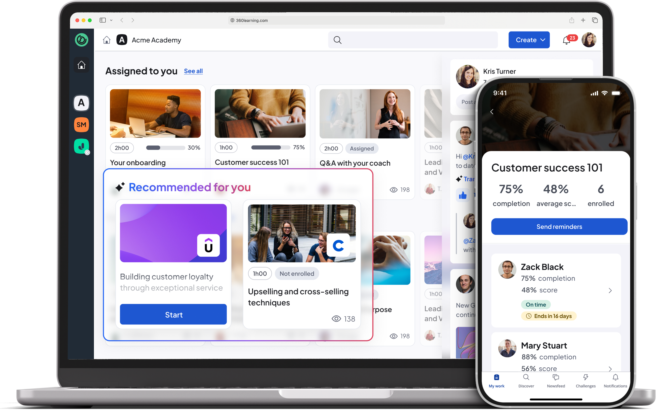AI-Powered Learning Experience Platform (LXP) | 360Learning
