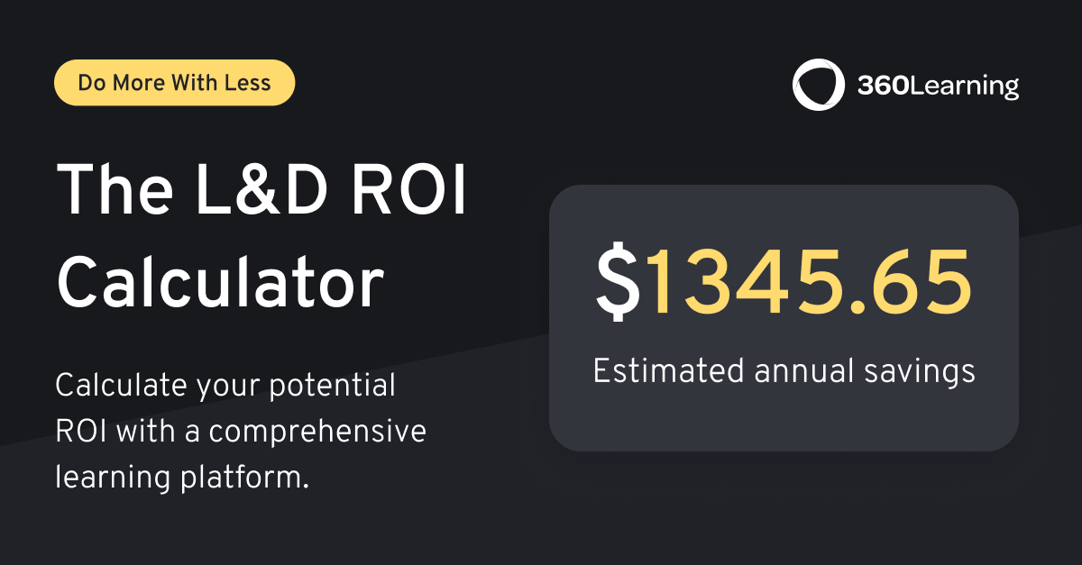 ROI Calculator | 360Learning