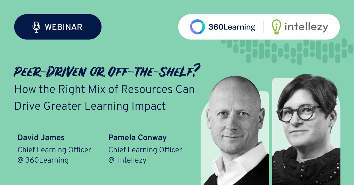 Peer-Driven or Off-the-Shelf? How the Right Mix of Resources Can Drive ...