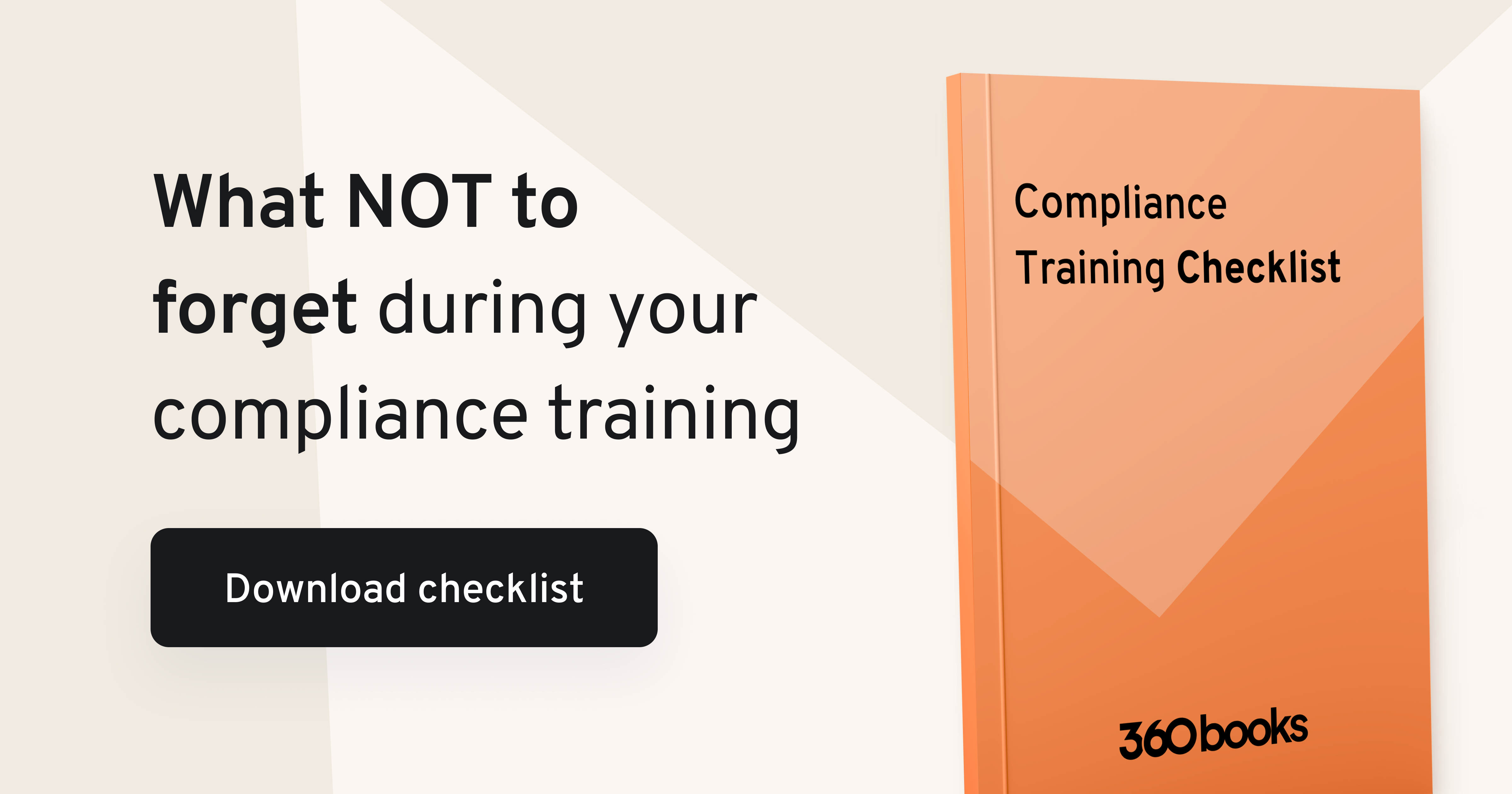 Compliance training checklist