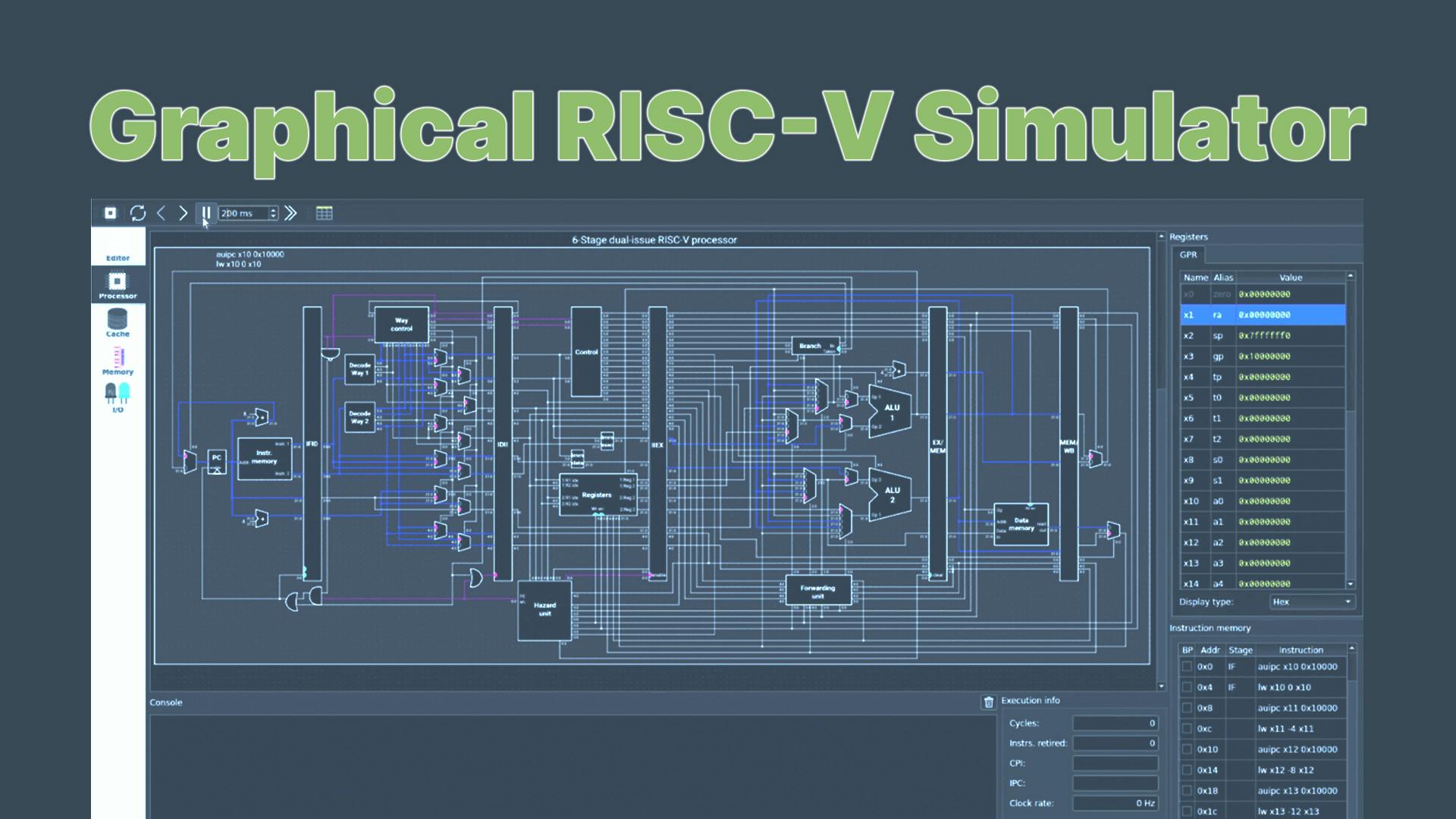 Graphical RISC-V Simulator Graphical RISC-V Simulator