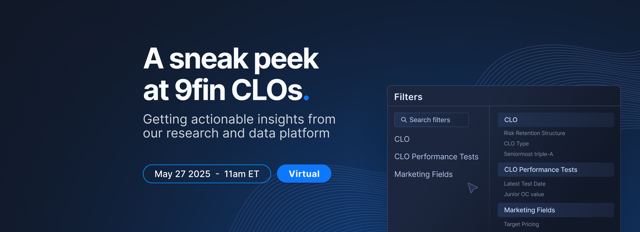 Product tour— A sneak peek at 9fin CLOs