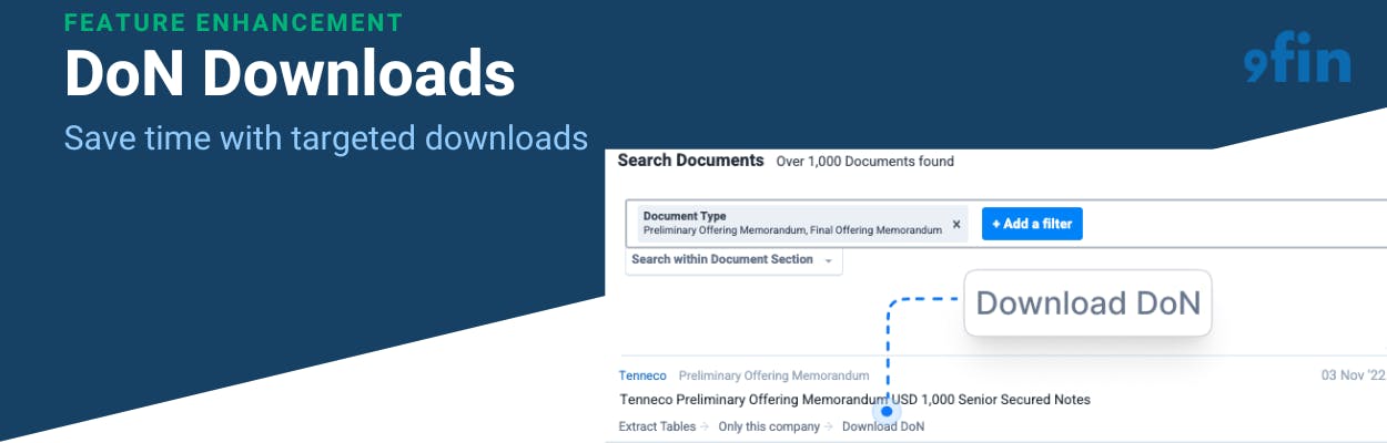 Introducing 9fin’s DoN Downloads