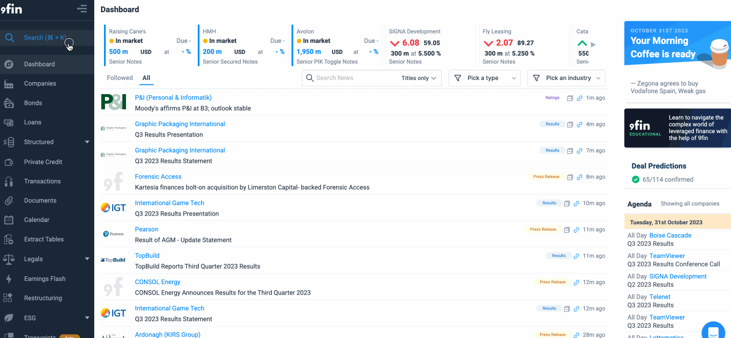 Announcing “9fin AI” — GPT for LevFin Announcing “9fin AI” — GPT for LevFin