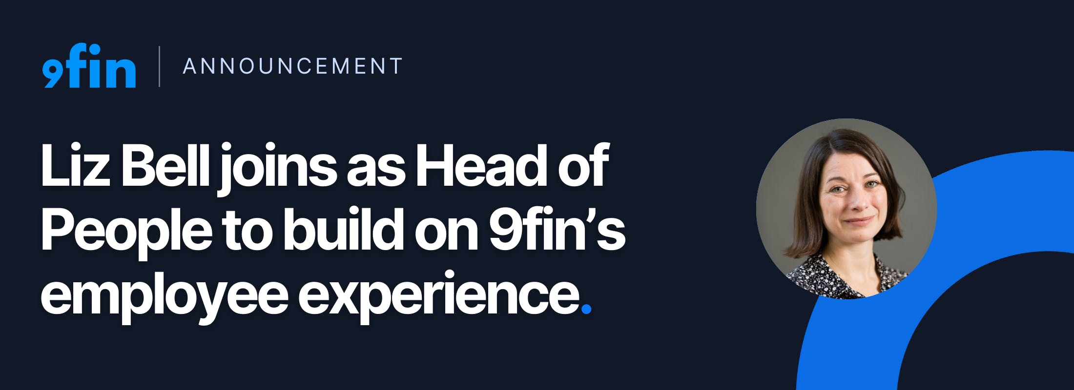 9fin welcomes Liz Bell to the Senior Leadership Team
