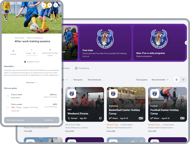 Booking & Membership Basic | Abler