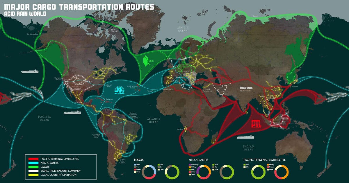 Acid Precipitation Map