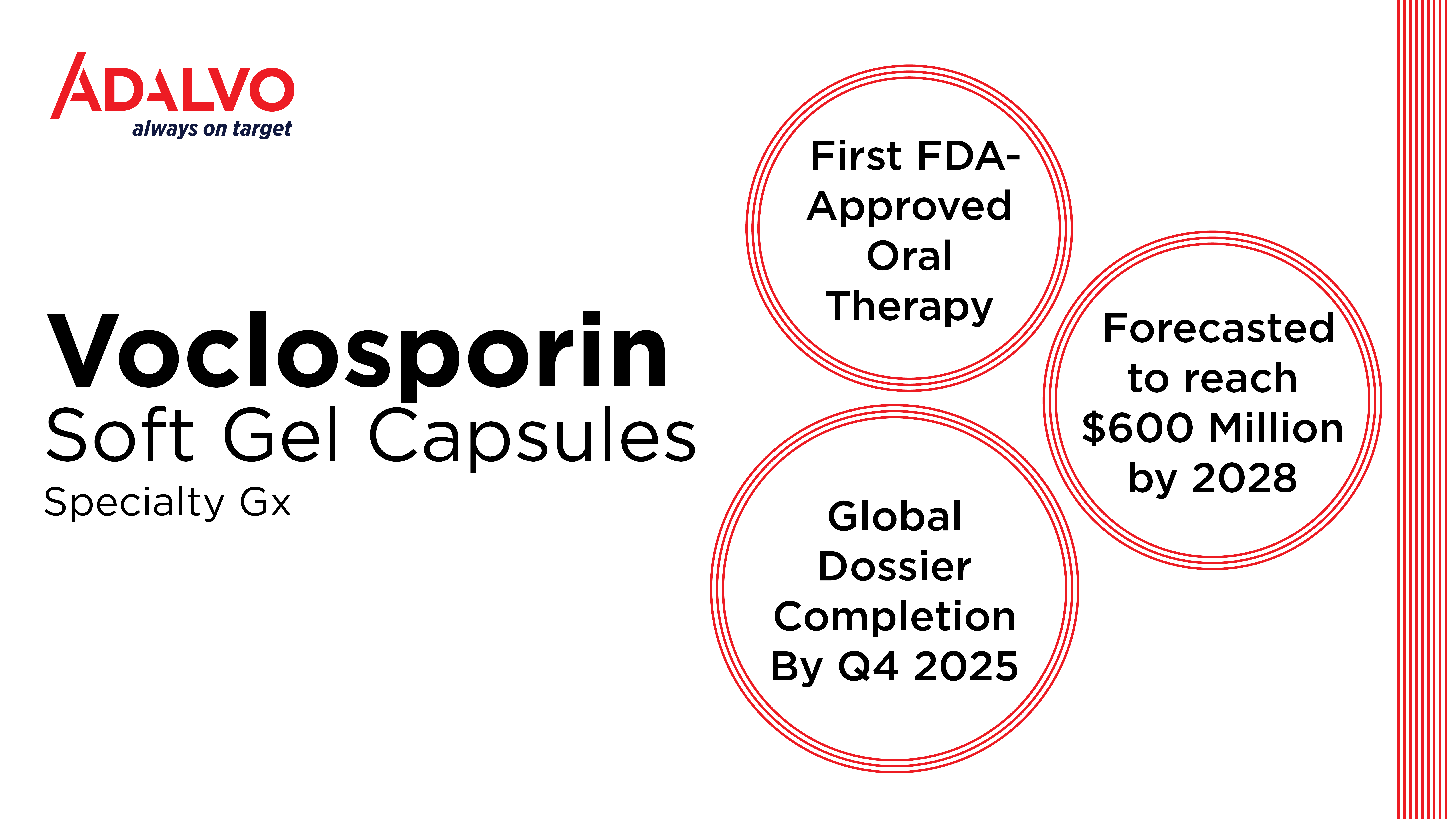 Adalvo Advances Voclosporin Development with Global Dossier Targeted for Q4 2025 - Adalvo
