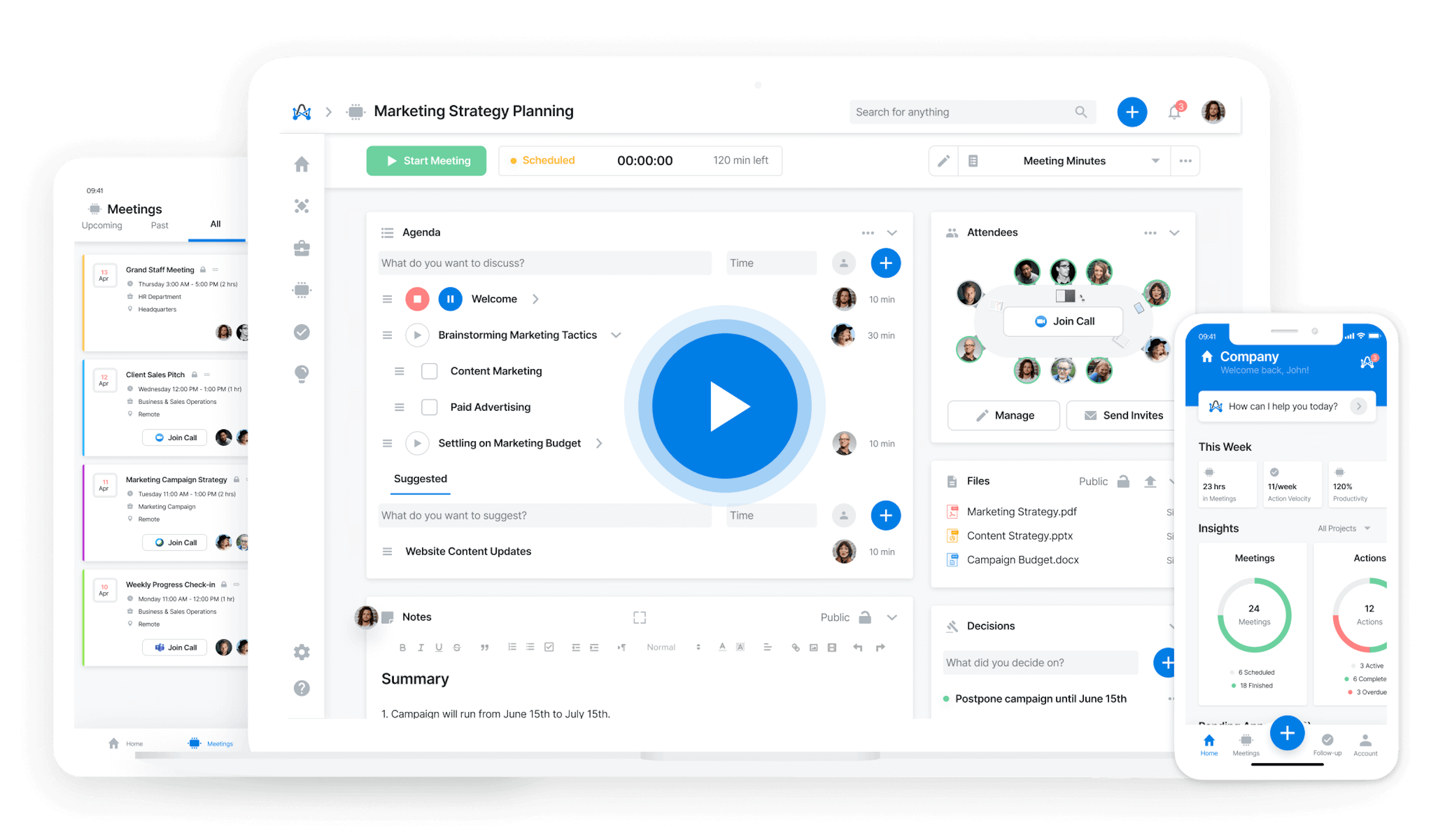 Meeting Management Software to Simplify Meetings | adam.ai