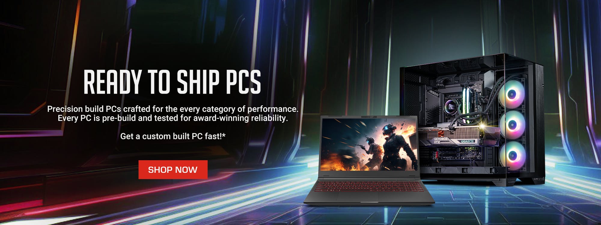 AFTERSHOCK PC - Custom Gaming PCs, Laptops and Workstations