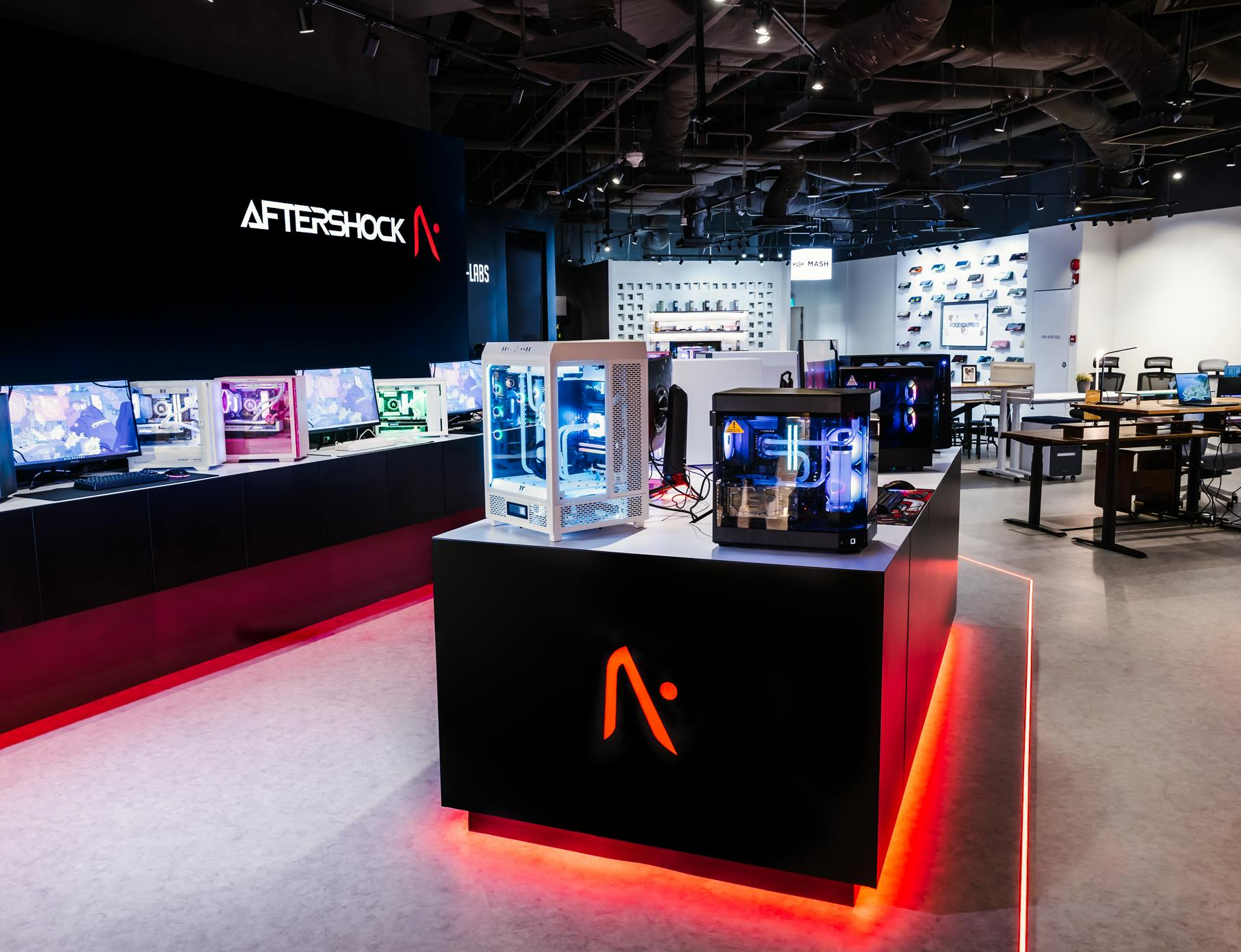 AFTERSHOCK PC Flagship Showroom at Suntec City Mall
