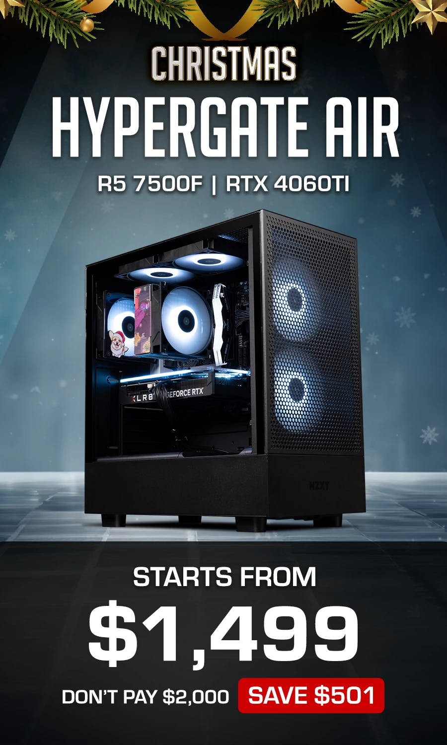 Aftershock's Xmas Sale: Custom Gaming PCs