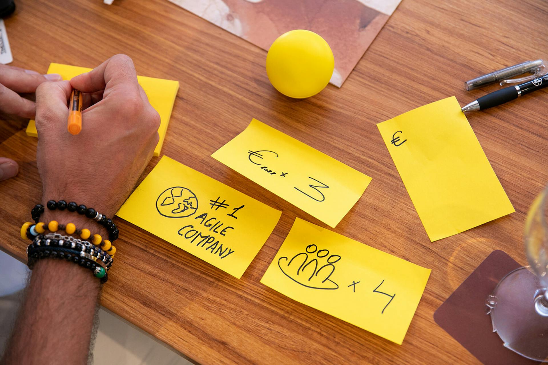 Ball point game - learn Agile the fun game