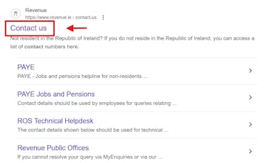Irish Tax Hub | Revenue Phone Number & Contact Guide