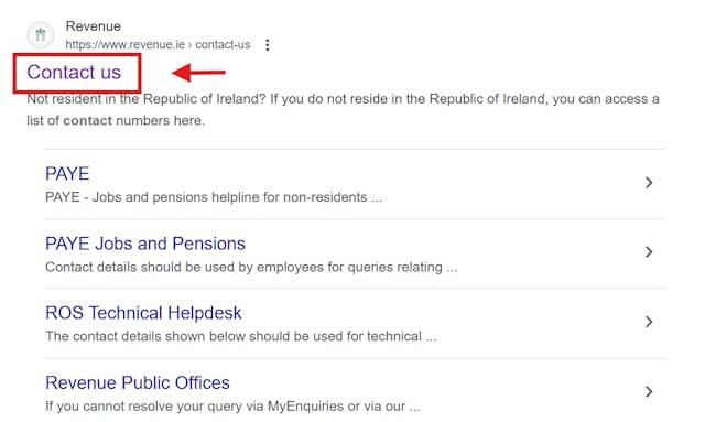 Irish Tax Hub | Revenue Phone Number & Contact Guide