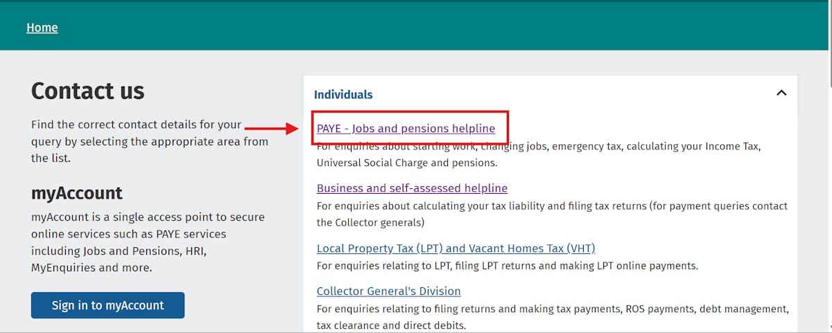 Irish Tax Hub | Revenue Phone Number & Contact Guide