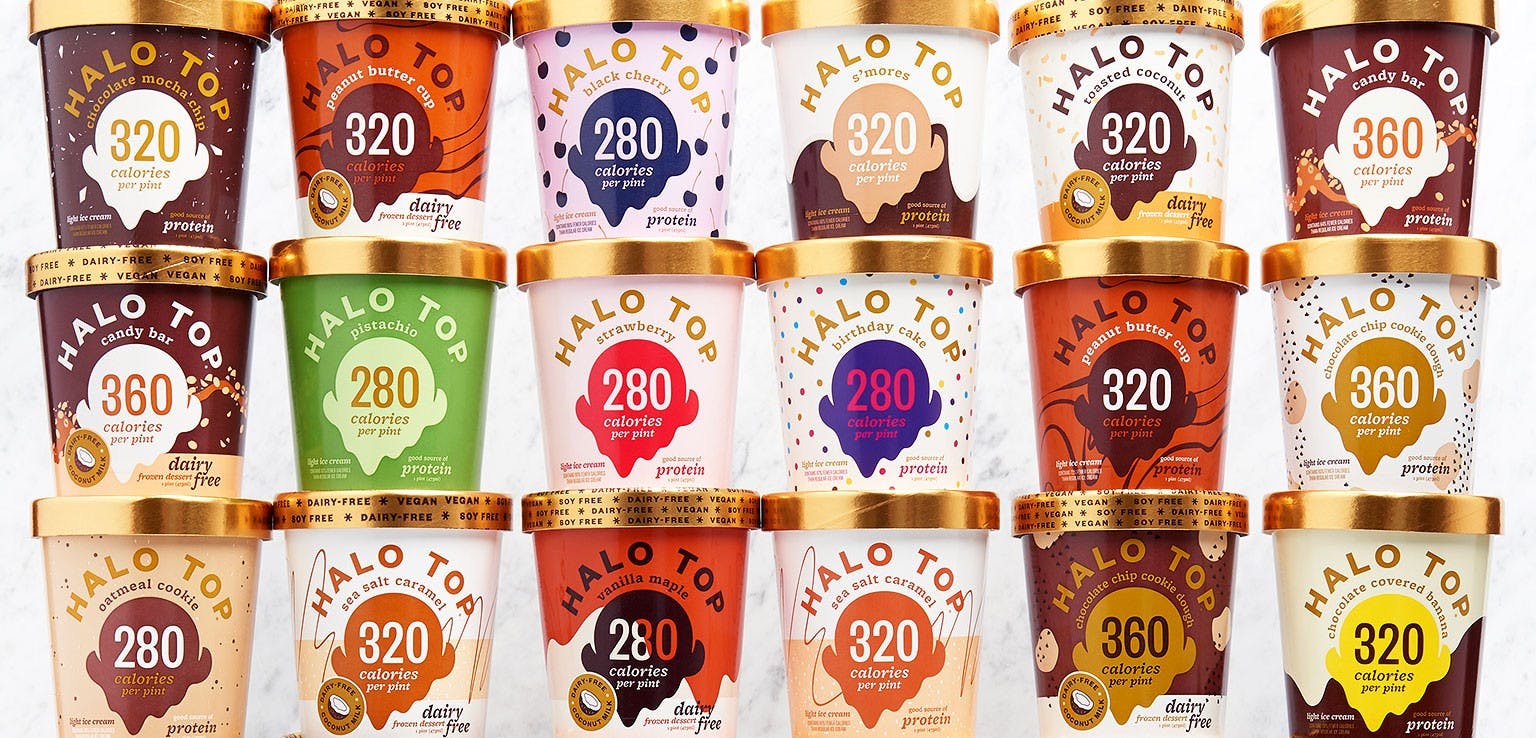 Halo top vegan store