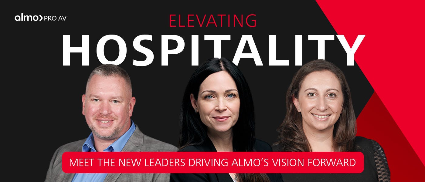 Almo Pro AV Introduces Revitalized Hospitality Leadership Team