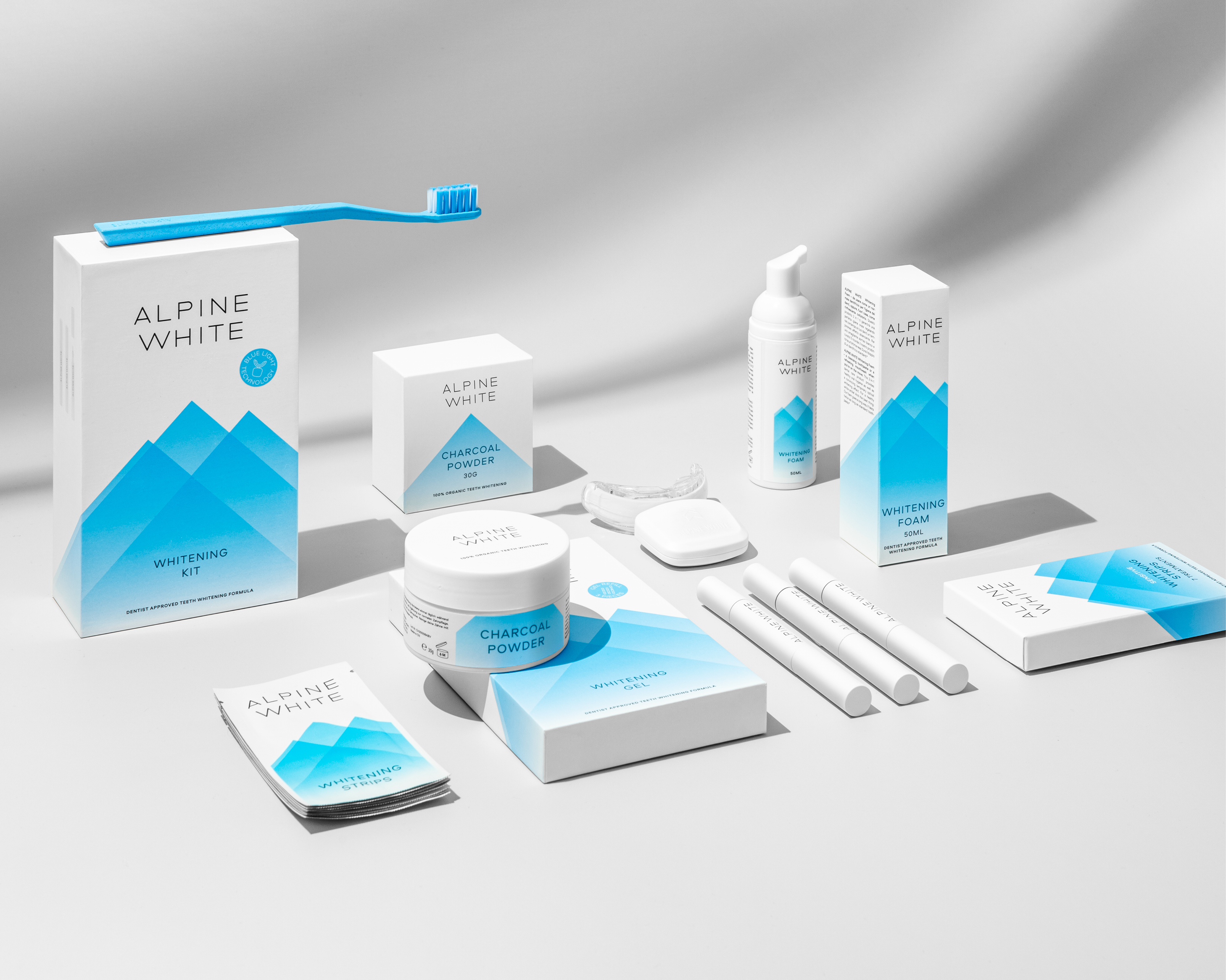 Bleaching: Buy products for teeth whitening | Alpine White