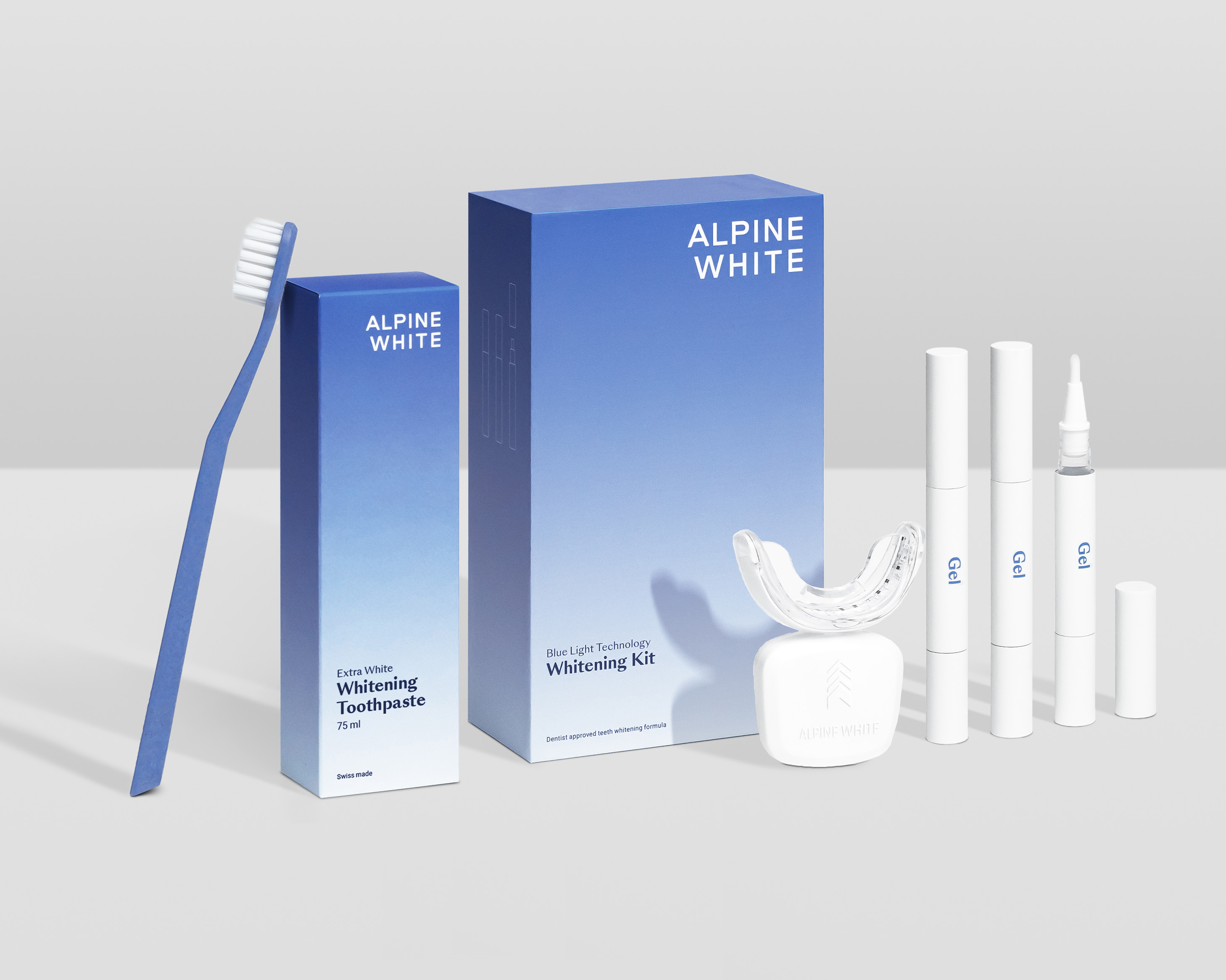 Whitening & Care Routine | Set for healthy and white teeth | ALPINE WHITE