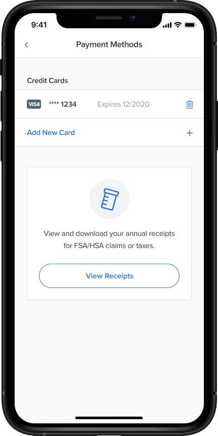 New in the Alto app: download FSA receipts