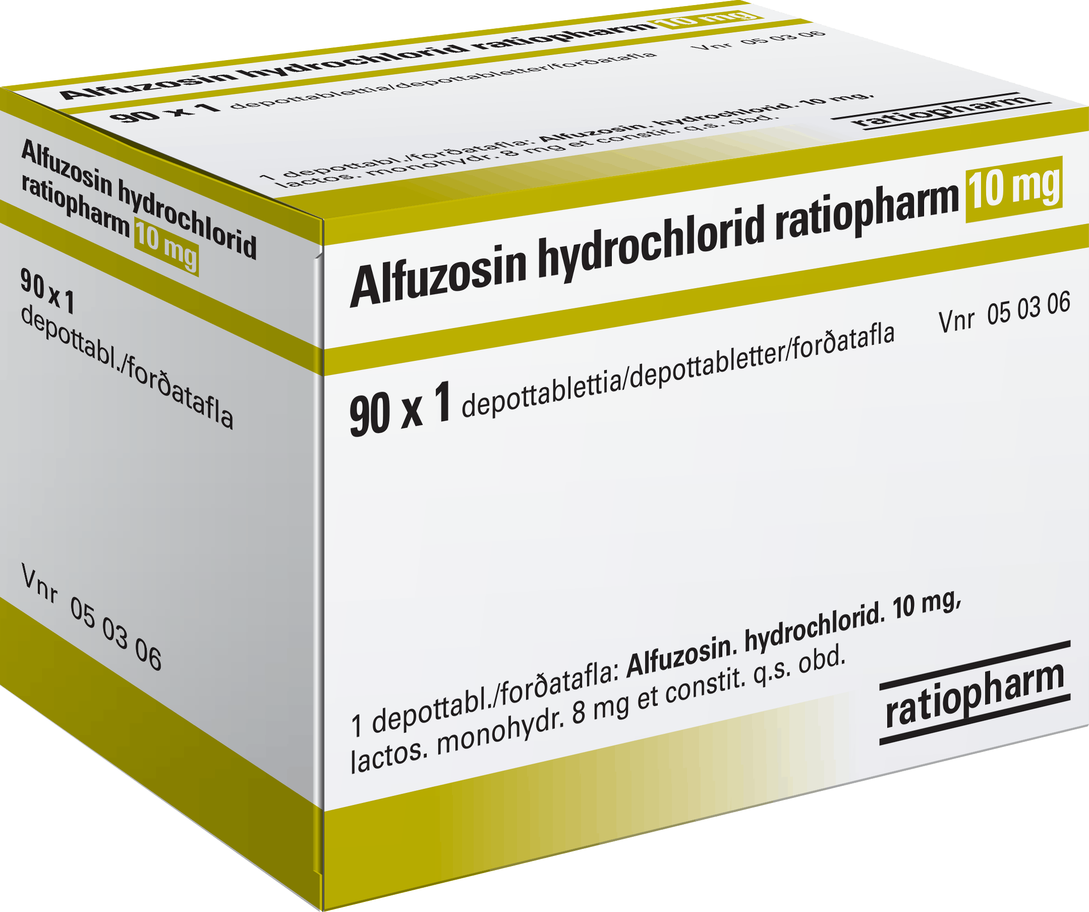Alfuzosin hydrochlorid ratiopharm - Alvogen