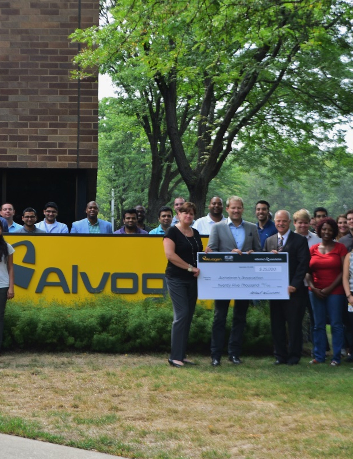 Alvogen presents donation to Alzheimer’s Association - Alvogen