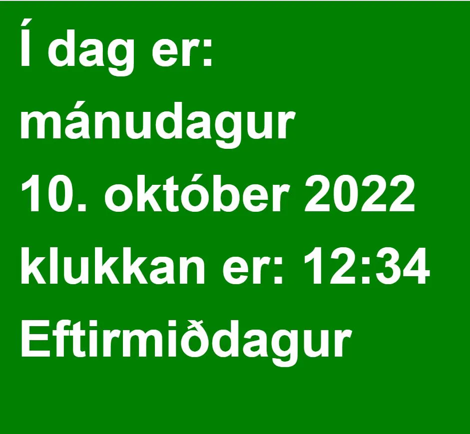 Okkur barst frásögn frá aðstandanda