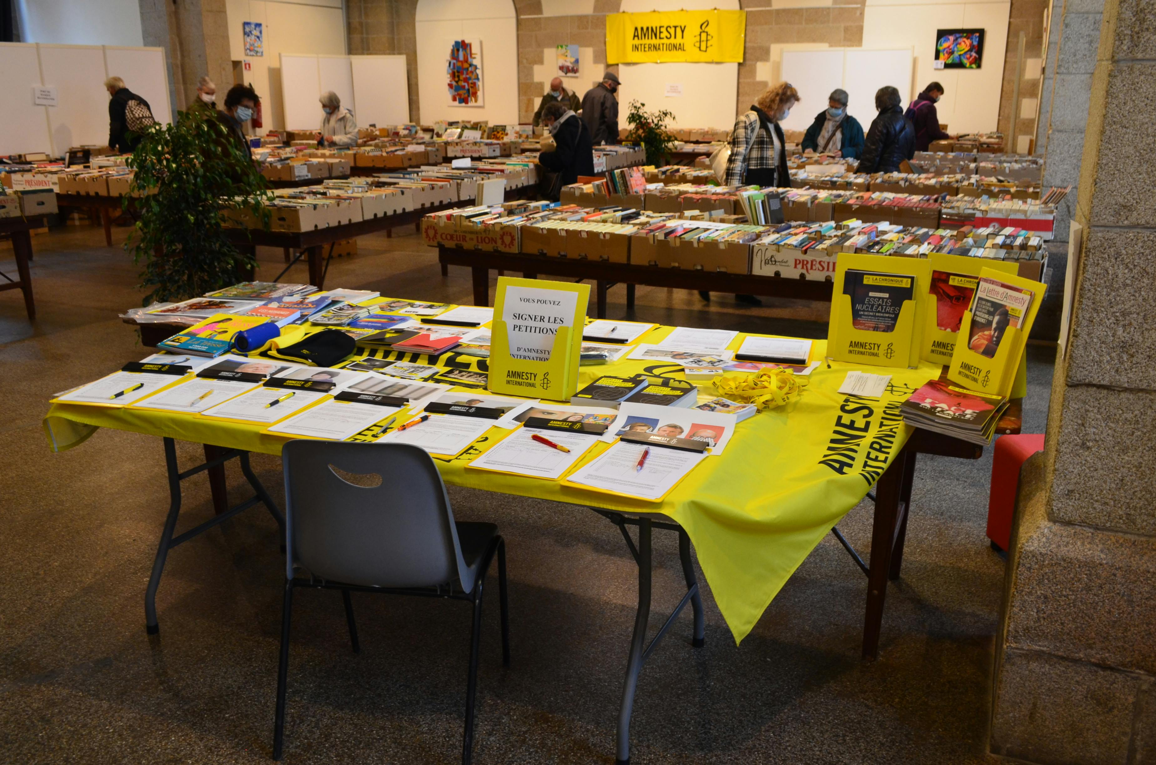 Foire aux livres - Amnesty International France