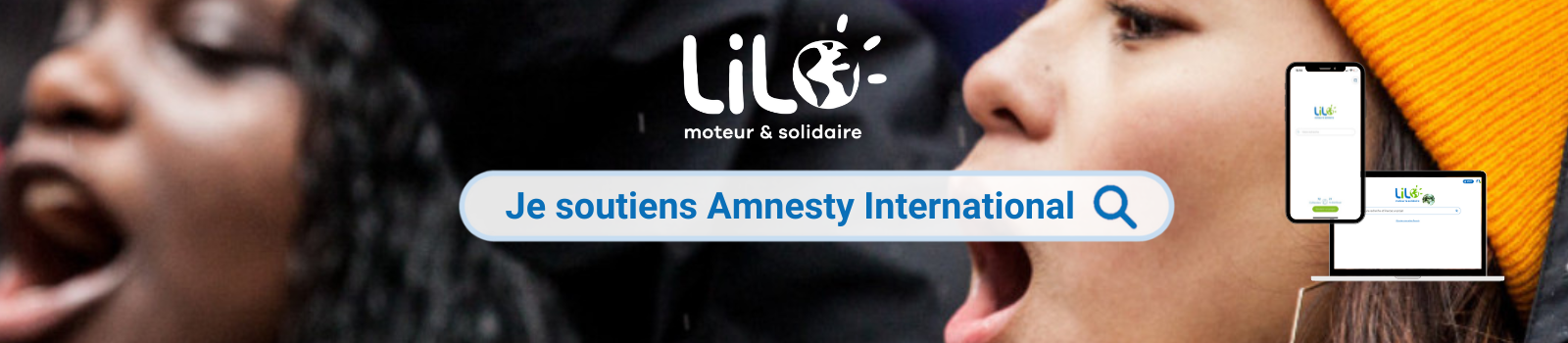 Lilo : moteur de recherche solidaire - Amnesty International France