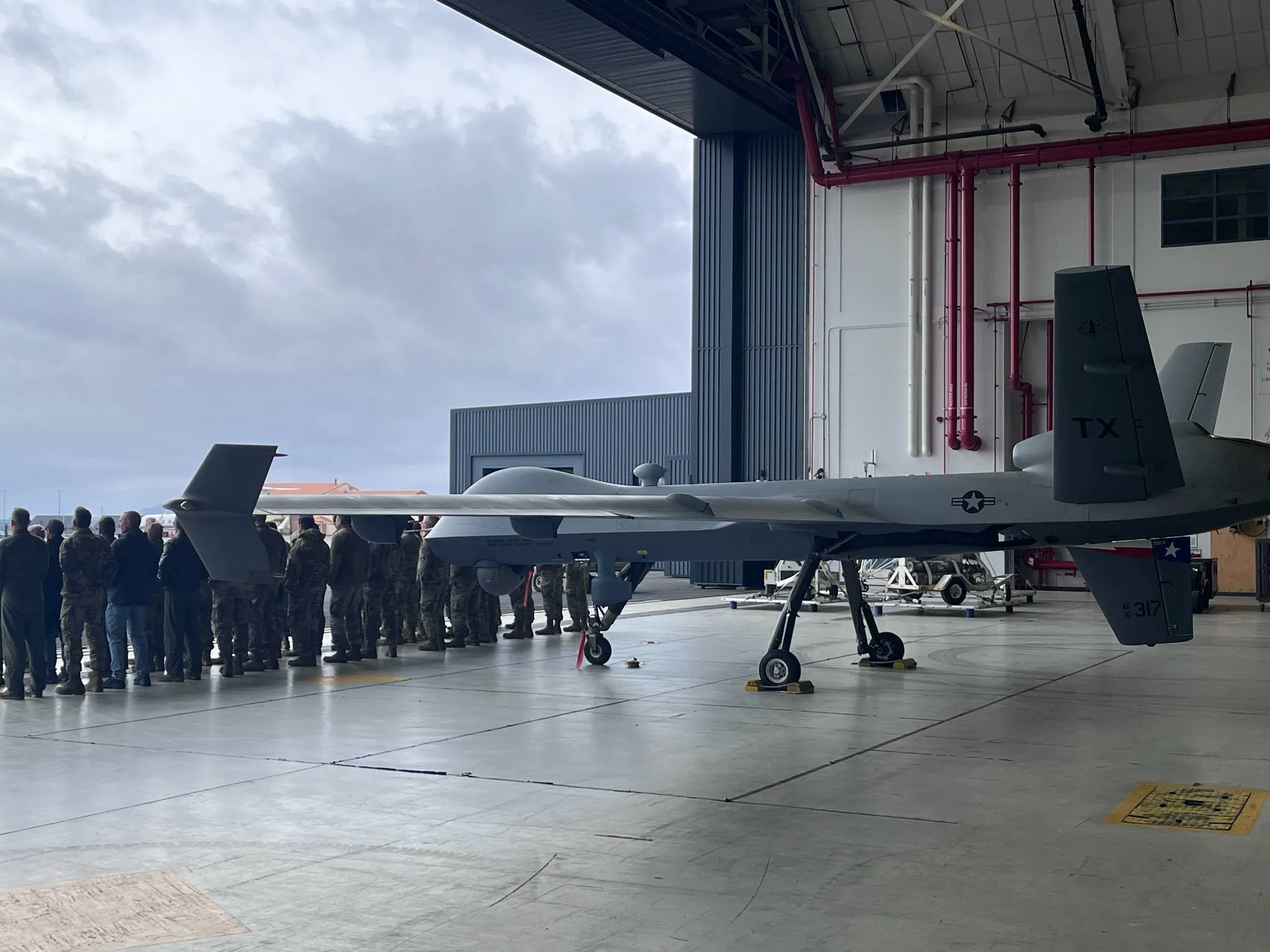 UAV loftfar USAF við æfingar undan ströndum Íslands – Isavia ANS