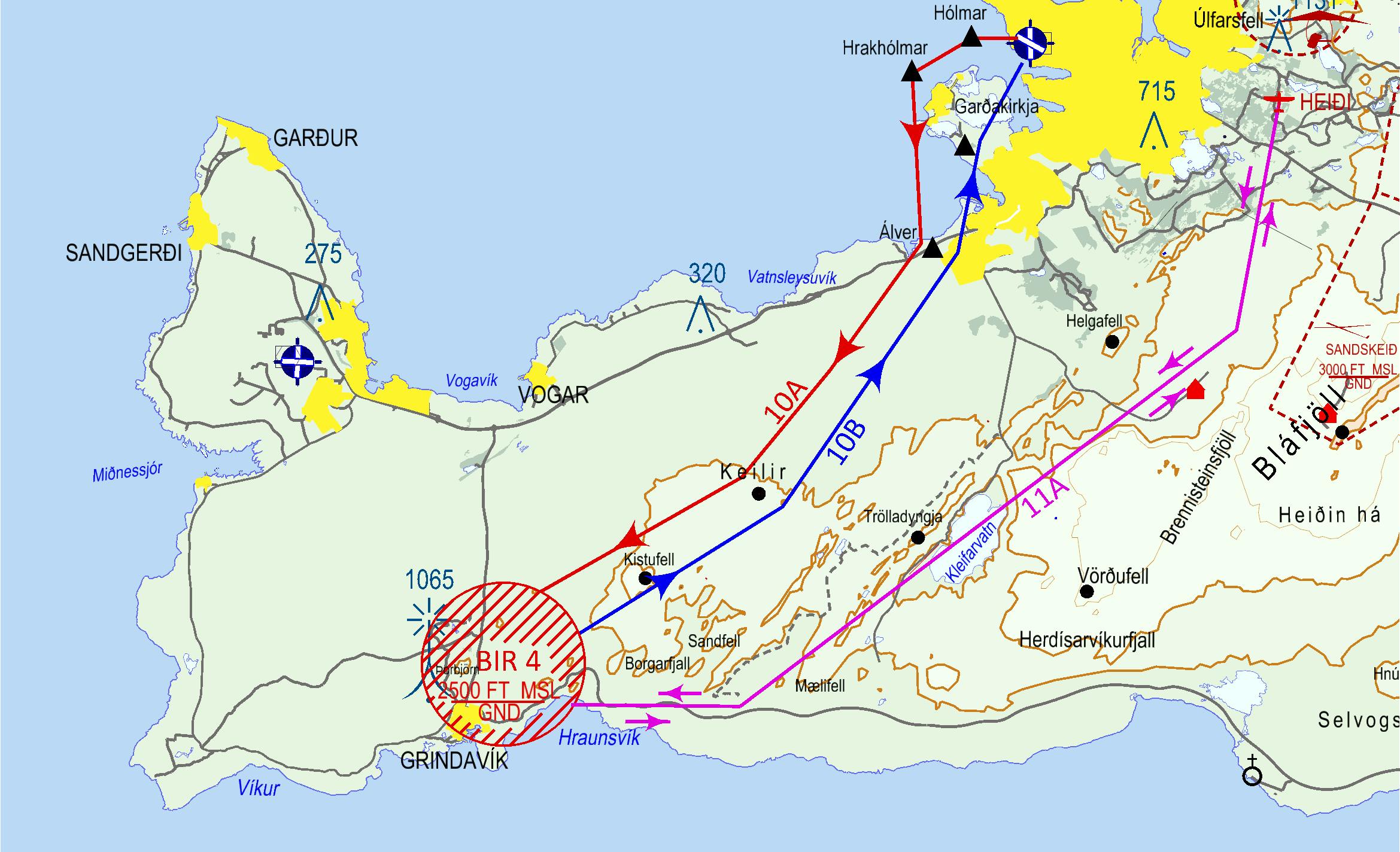 Skipulag vegna eldsumbrota við Grindavík – Isavia ANS