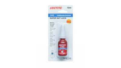 Loctite Threadlockers / LOCTITE 243 THREADLOCKER 10ML - Anzor Fastener