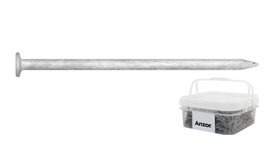 Hot Dip Galvanised / 3.0 X 60 GALV FLAT HEAD NAIL (KG) - Anzor Fastene