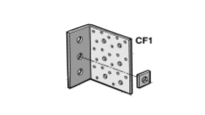 CF1 CONCRETE FIXING CLEAT GALVANISED - Anzor Fasteners