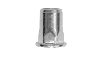 Flanged SS Hex Threaded Insert / M4 (2.5-4.0) STAINLESS FLANGED HEX TH