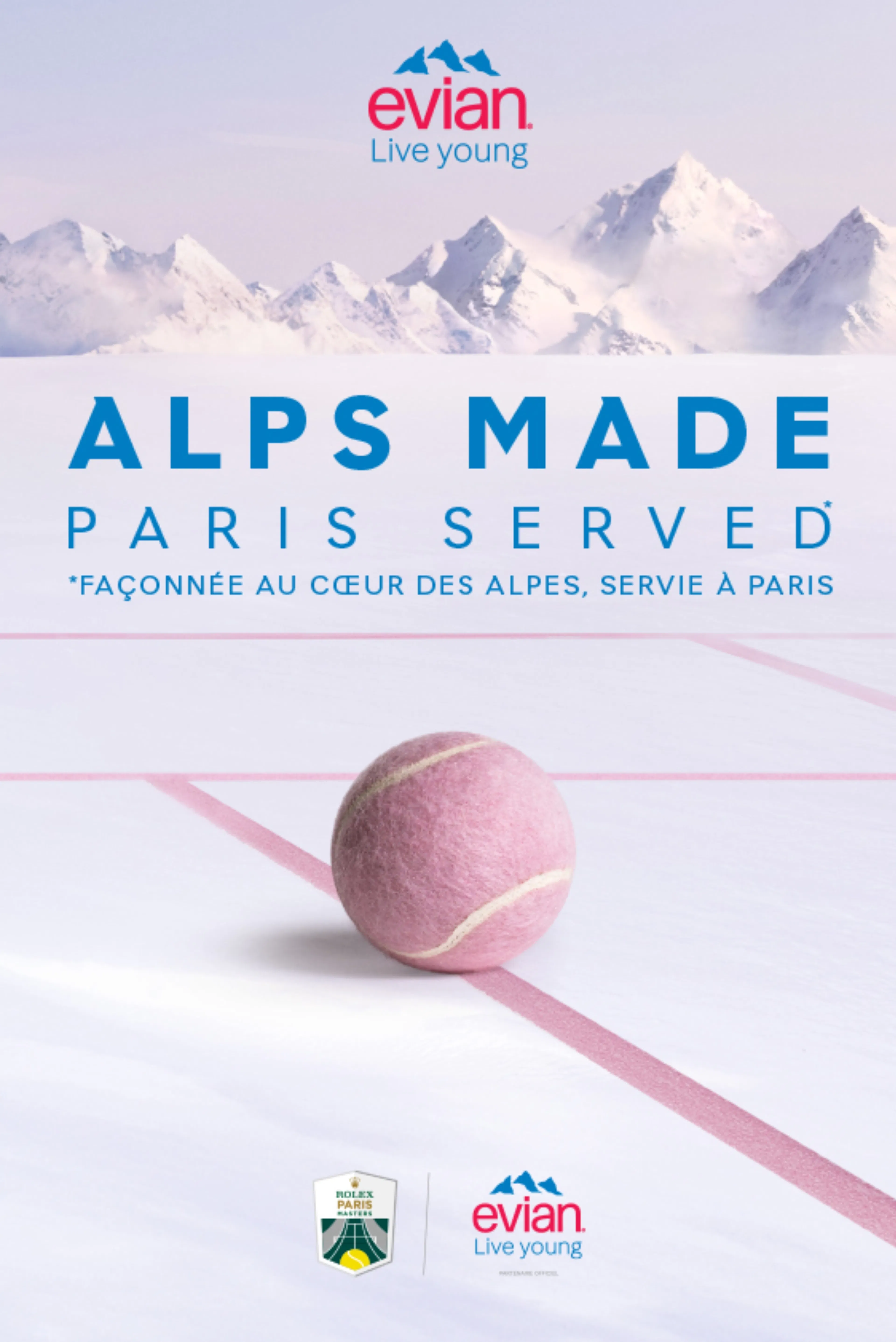 evian®, nouveau partenaire officiel du Rolex Paris Masters | Rolex ...