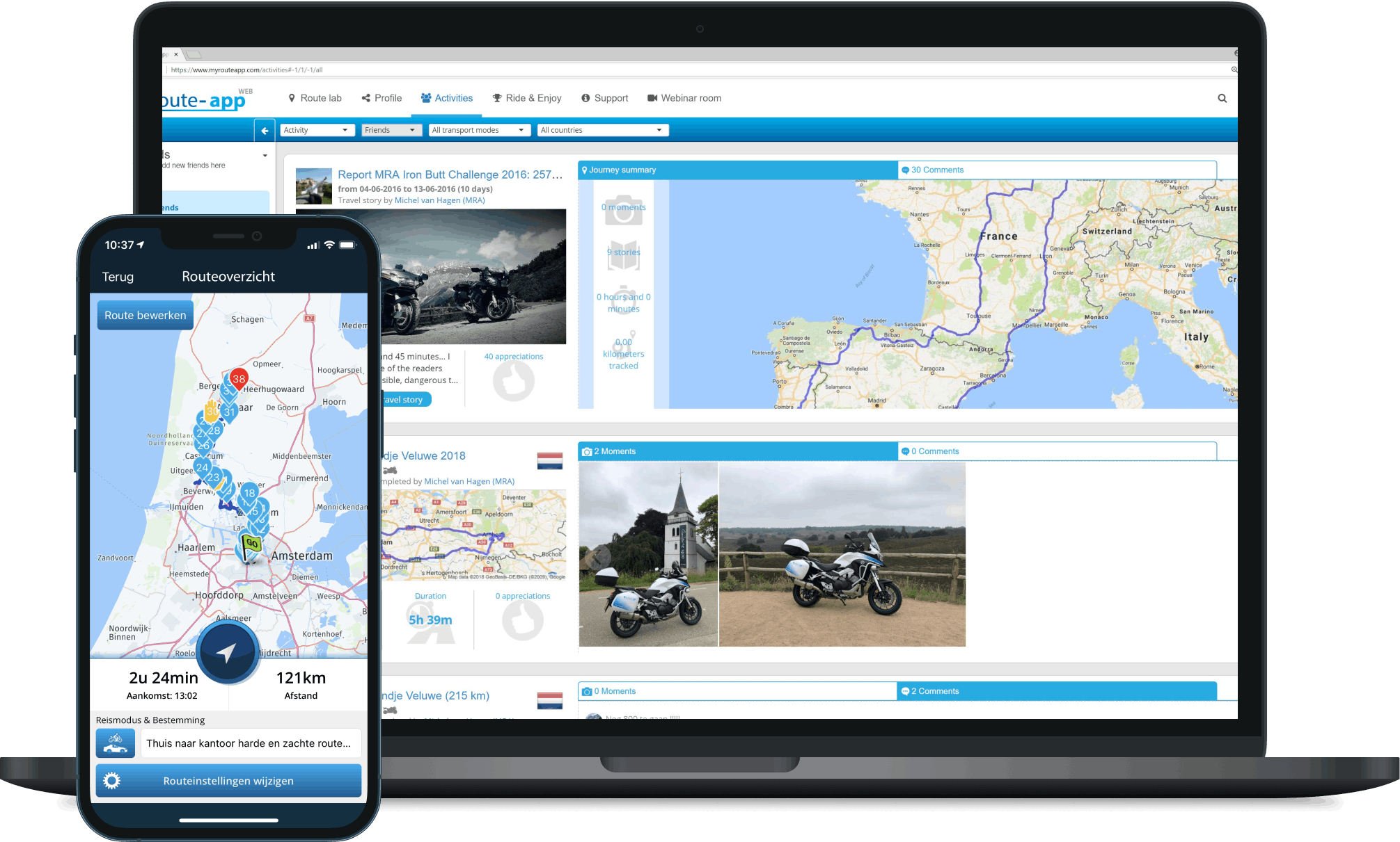 MyRoute, de #1 alles-in-een routetool