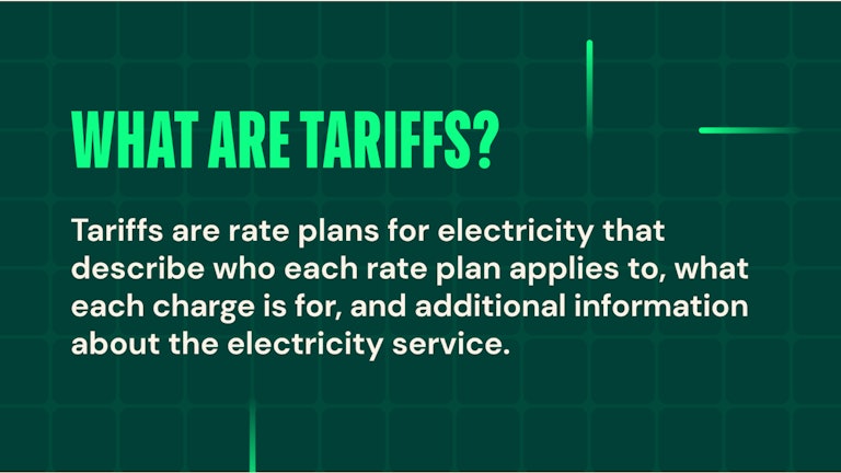 The key to understanding electricity tariffs | Arcadia